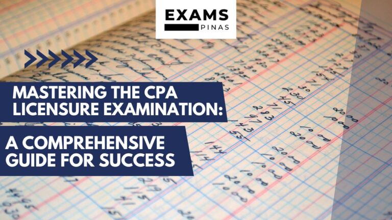 Mastering the CPA Licensure Examination: A Comprehensive Guide for ...