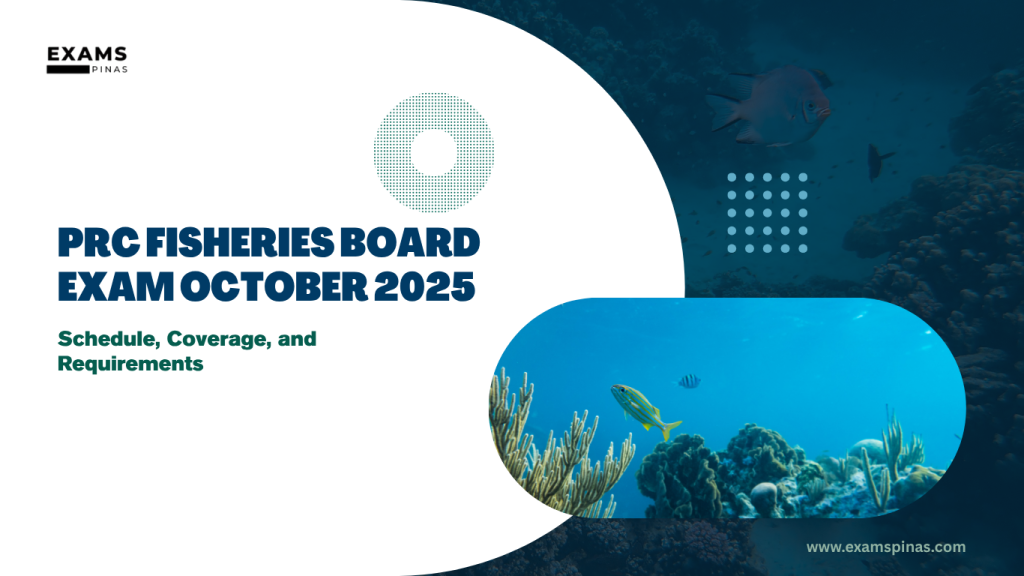PRC Fisheries Board Exam October 2025: Schedule, Coverage, and ...